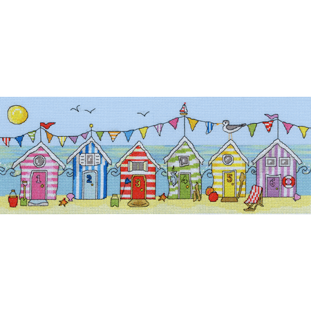 Beach Hut Fun Cross Stitch Kit only £26.10