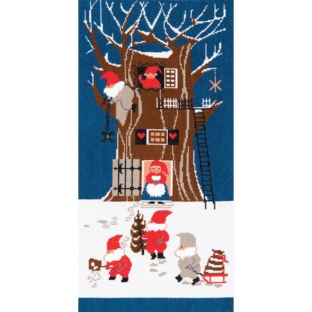 Tomte Tree House Cross Stitch Kit only £19.16