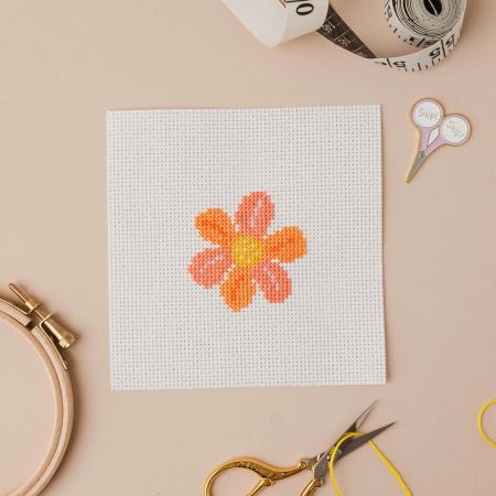 Flower Mini Counted Cross Stitch Kit only £9.45