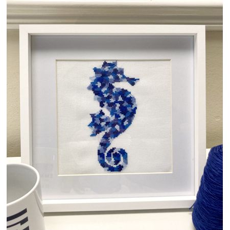 Abstract Seahorse Cross stitch Kit only £17.00