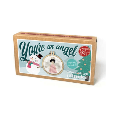 You're an angel (Angel) Matchstick Mini Cross Stitch Kit only £9.50