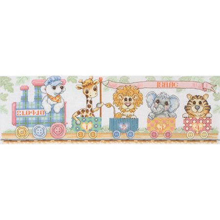 Train Birth Sampler Cross Stitch Kit only £32.70