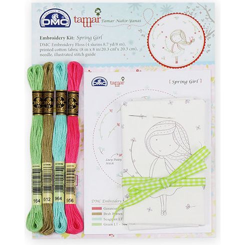 Spring Girl Embroidery Kit only £8.32